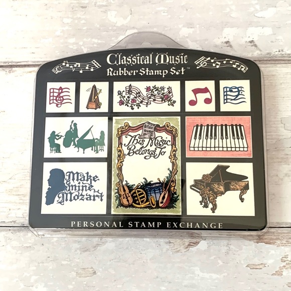Michaels | Office | New Classical Music Rubber Stamp Set 993 Bundle ...